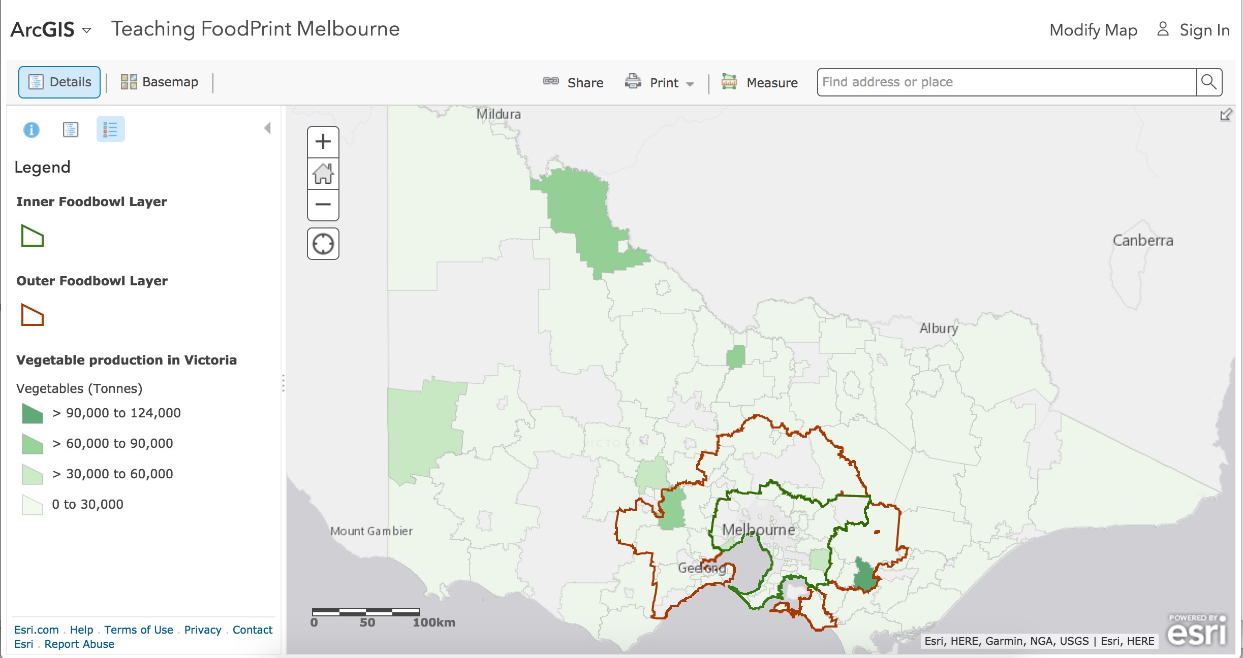 Melbourne's foodbowl